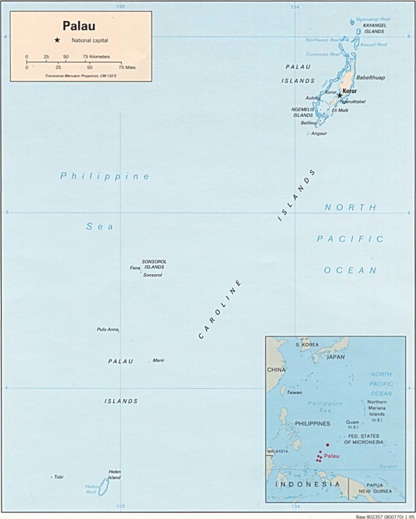 Palau Map - WLJ